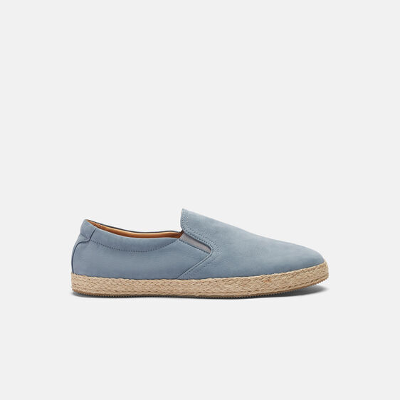 Miguel Light Blue Nubuck Last Chance for Men | Scarosso®