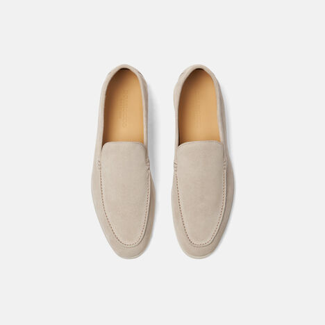 Ludovico Sand Suede Loafers for Men | Scarosso®