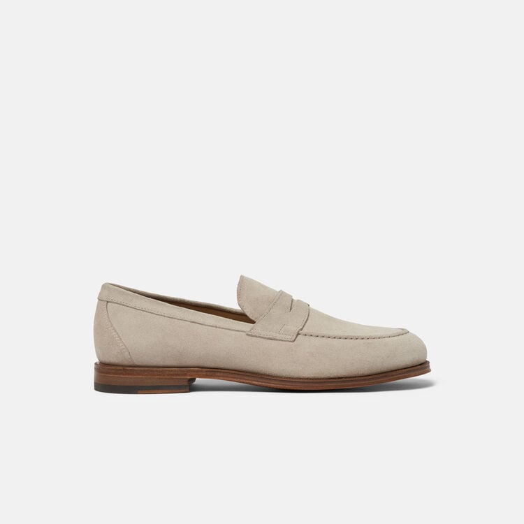 Stefano Sand Suede Loafers for Men | Scarosso®