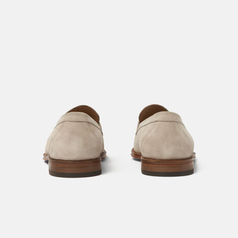 Stefano Sand Suede Loafers for Men | Scarosso®
